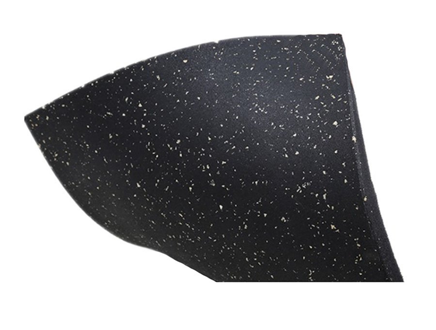 10MM 100% Small black granules with EPDM fleck gym rubber floor mat ...