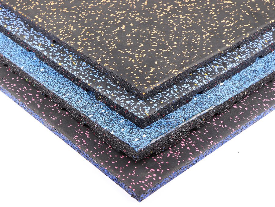 40MM Interlocking lamination with fleck gym rubber mat floor_rubber ...
