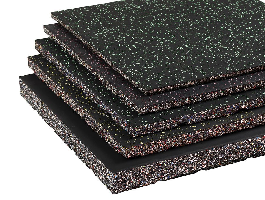 30MM Lamination with fleck gym rubber floor mat