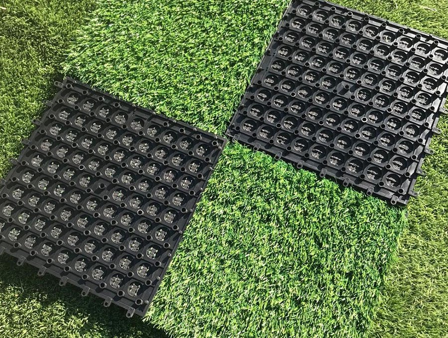 Interlocking landscaping artificial lawn grass _ grass tiles _ turf ...