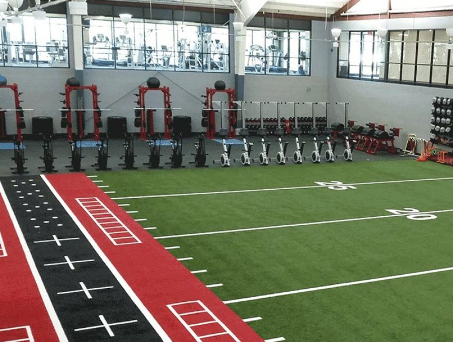 custom turf for crossfit gym _ indoor gym turf _ turf track gym ...
